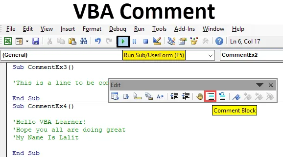 Komentarz VBA Jak Komentowa W Programie Excel Za Pomoc VBA z 